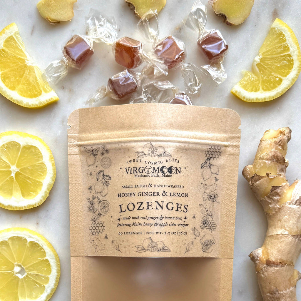 Honey Ginger & Lemon Lozenges – Nomadic Knits