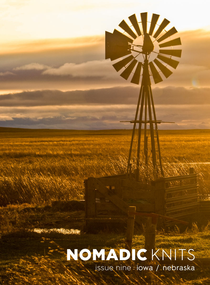 issue nine : iowa / nebraska – Nomadic Knits