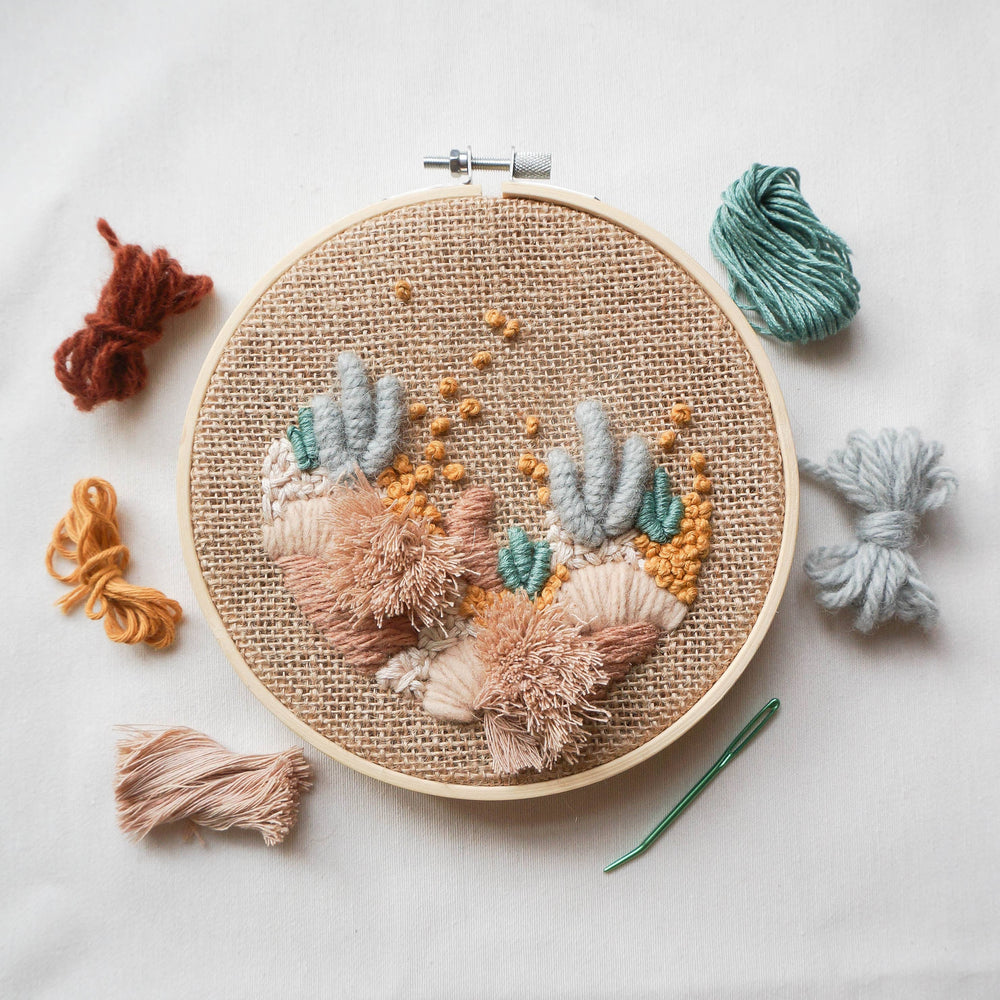 Marine Textures Embroidery Kit – Nomadic Knits